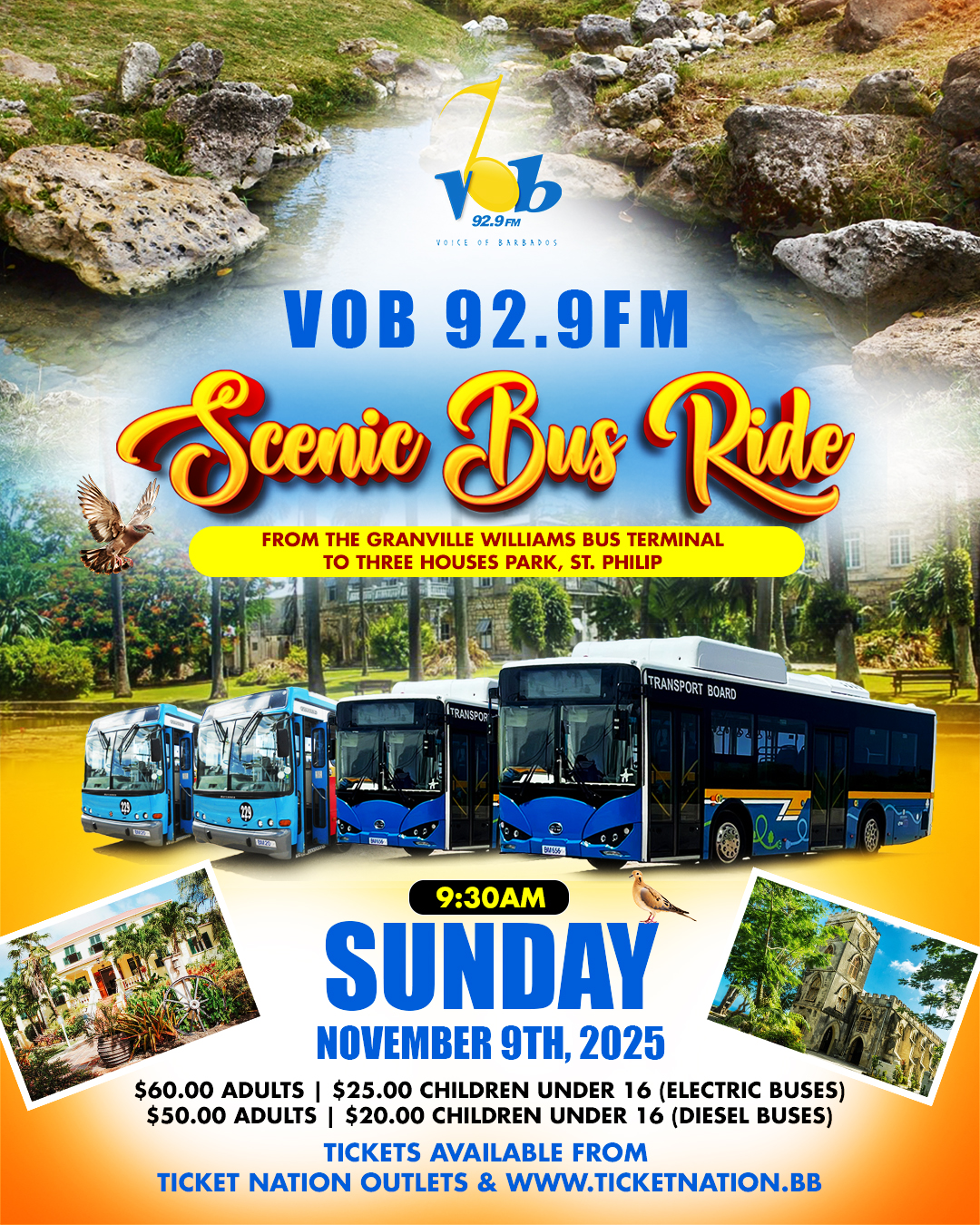VOB 92.9FM Scenic Bus Ride - Starcom Network